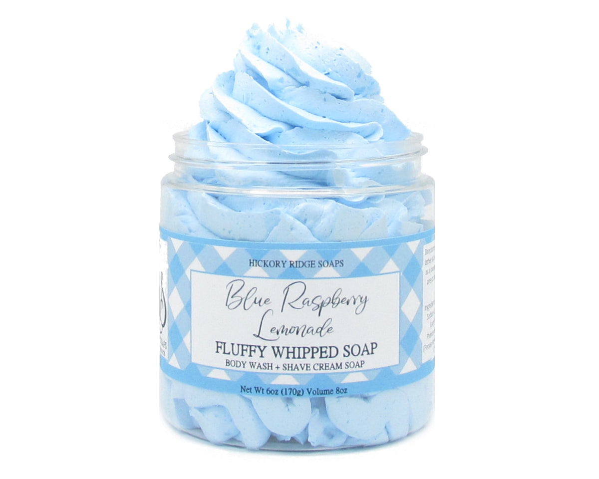Blue Raspberry Lemonade Whipped Soap – Hickory Ridge Soap Co
