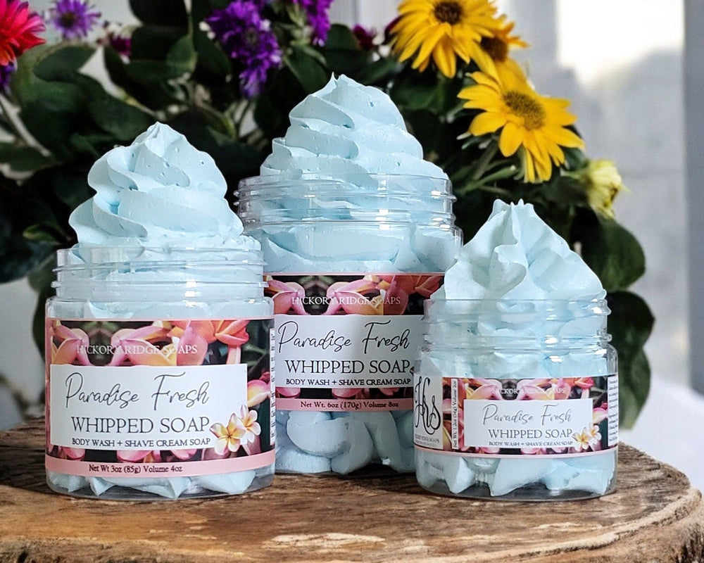 Paradise Fresh Whipped Soap – Hickory Ridge Soap Co